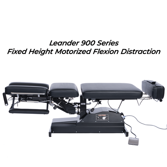 Leander 900 Series Motorized Flexion Distraction Table - Fixed Height – Leander Chiropractic Tables